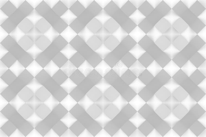 3d Rendering. Seamless Modern Light Gray Square Grid Pattern Wall ...