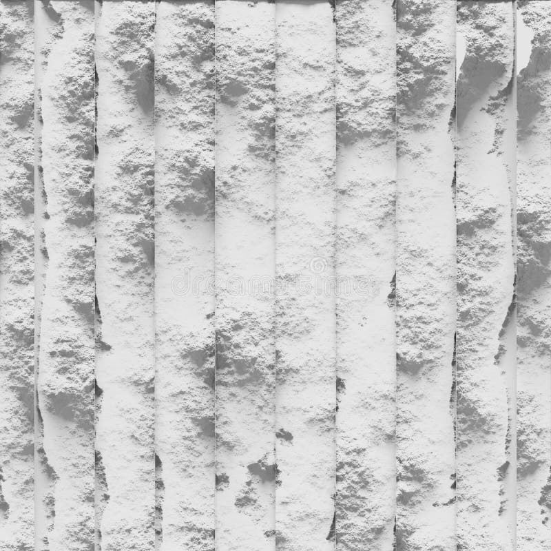 3d Rendering. Seamless Texture of Treated Natural Stone with Damage ...