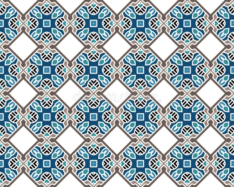 3d Rendering of Seamless Tile Pattern Stock Illustration - Illustration ...