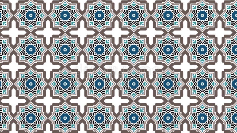 3d Rendering of the Seamless Tile Pattern Slide Animation. Panning ...