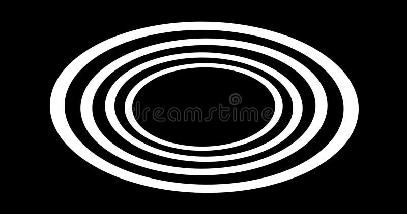 Seamlessly Loopable Animation of Four Rotating Concentric Golden Rings ...