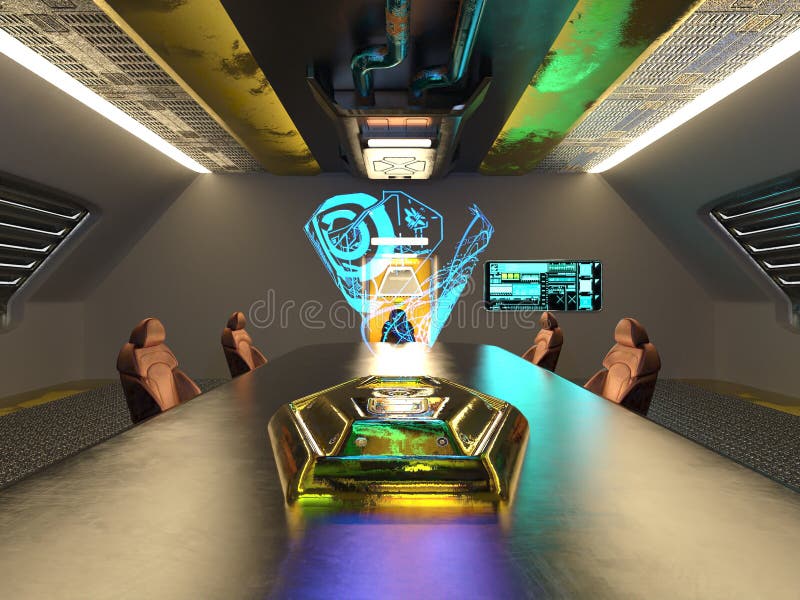 3D Rendering of Secret Headquarters Stock Illustration - Illustration ...