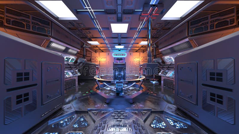 3D Rendering of Secret Headquarters Stock Illustration - Illustration ...