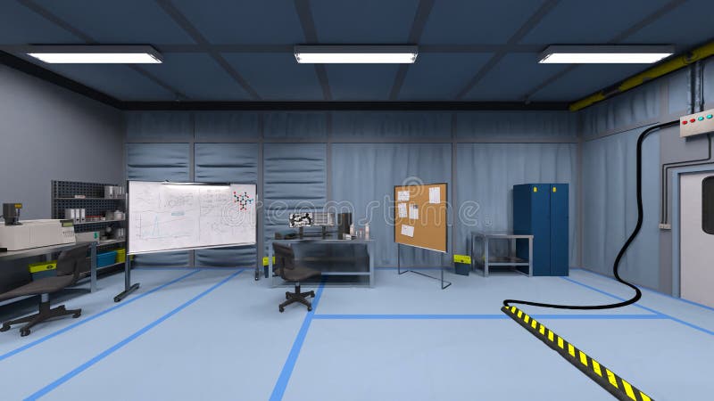 3D Rendering of Secret Headquarters Stock Illustration - Illustration ...