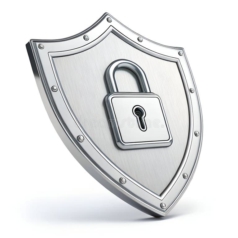 3D Rendering Security Icon Transparent Stock Illustration ...