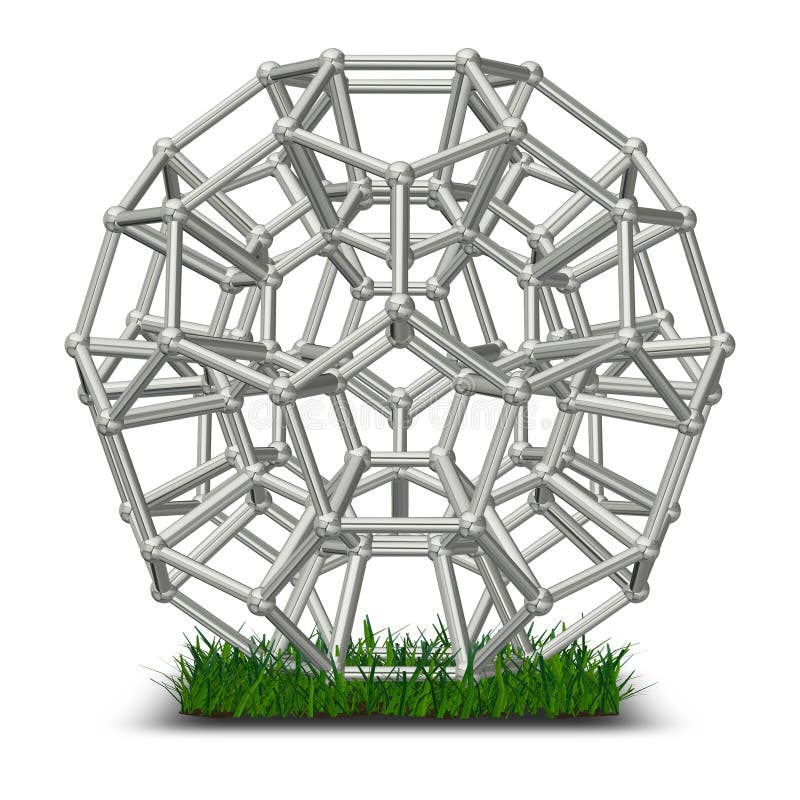 White Shape on the Grass, Background, Geometric Figure, Unique Design ...