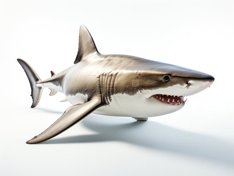 Shark in studio stock illustration. Illustration of isolated - 290005196