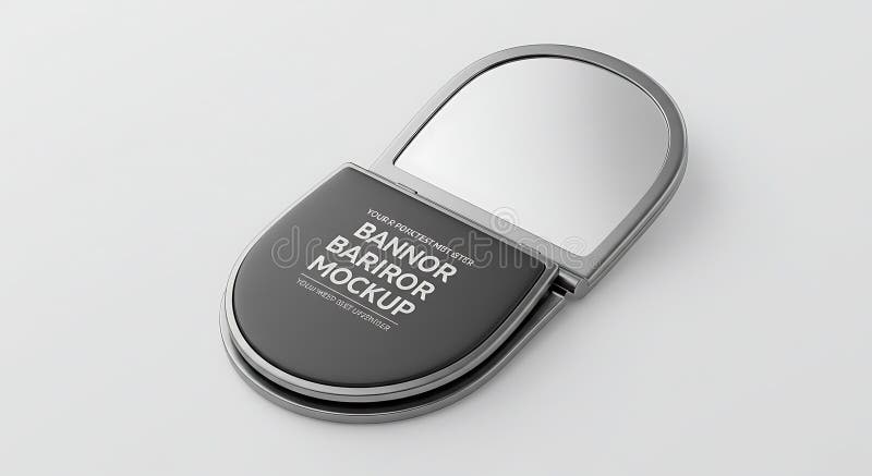Compact Mirror Mockup stock illustration. Illustration of tool - 378544884