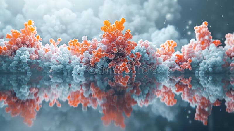 COVID-19 Complete Surface Protein Structures in Liquid 3D Rendering ...