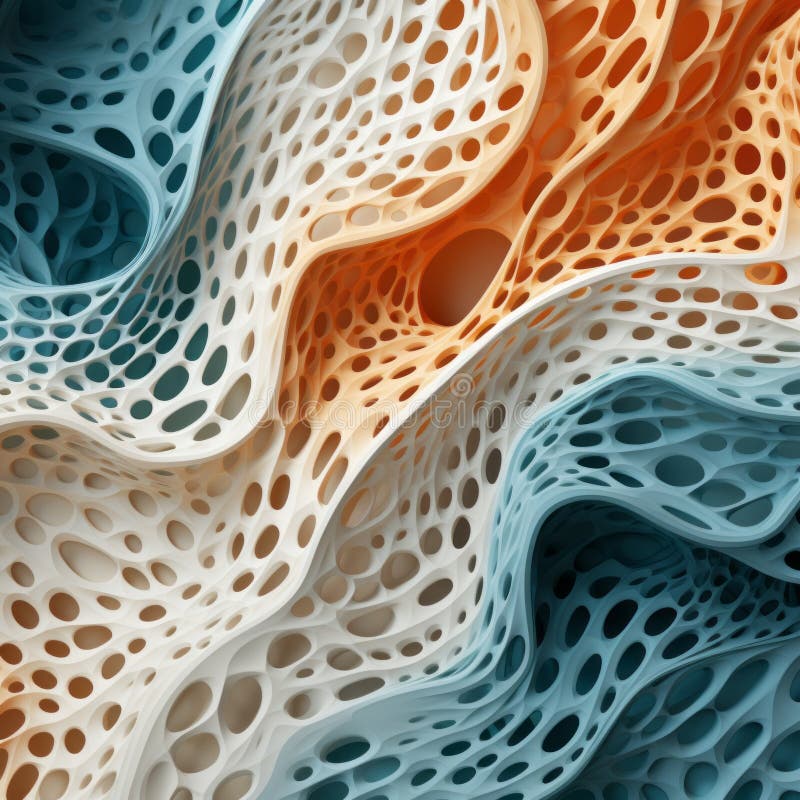 Colorful 3d Polymeric Textured Fabric Design with Biomimicry ...
