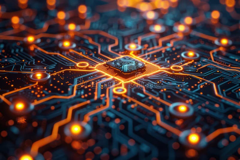 Isometric Networking 3D Rendering Stock Illustration - Illustration of ...