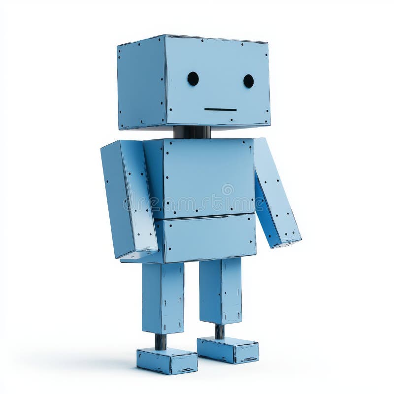 This 3D Rendering Shows a Cute and Small Artificial Intelligence ...