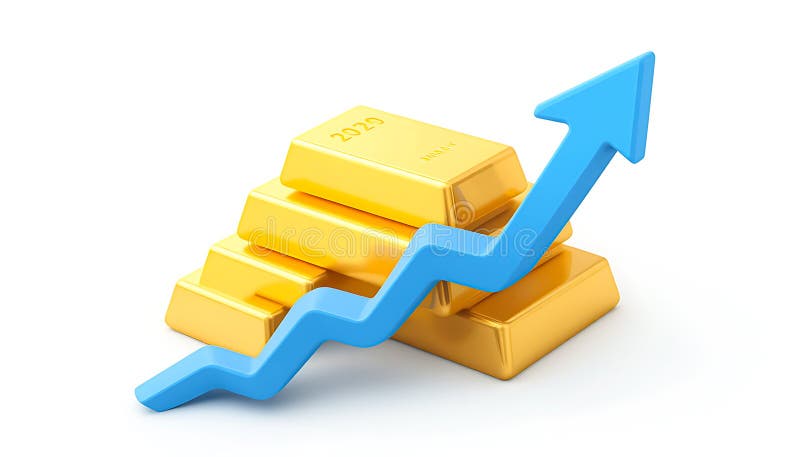 Gold Price Surge 2020 stock image. Image of commodity - 375122033