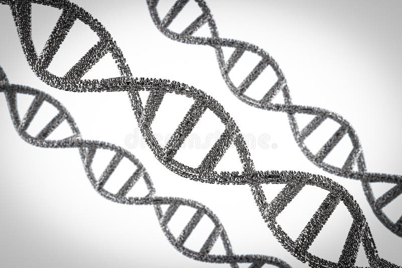 X-ray dna helix structure stock illustration. Illustration of xray ...