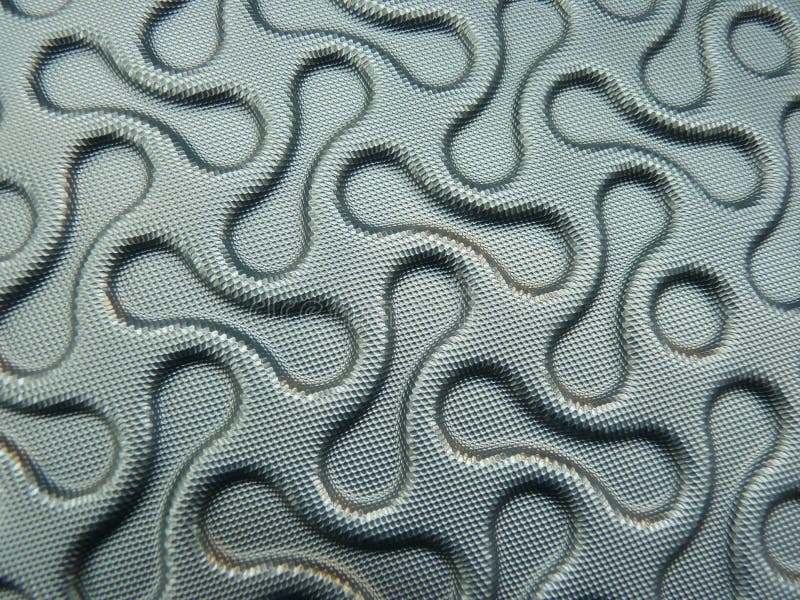 3D Rendering of a Silver Metal Surface with Decorative Patterns and ...