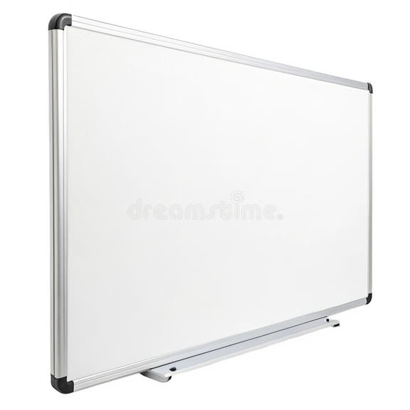 Minimalist Whiteboard 3D Render Stock Illustration - Illustration of ...
