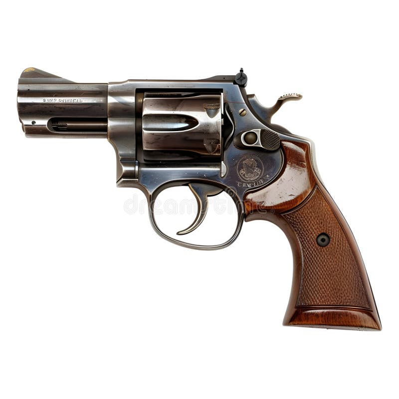 3D Rendering of a Small Gun Weapon on Transparent Background - Ai ...