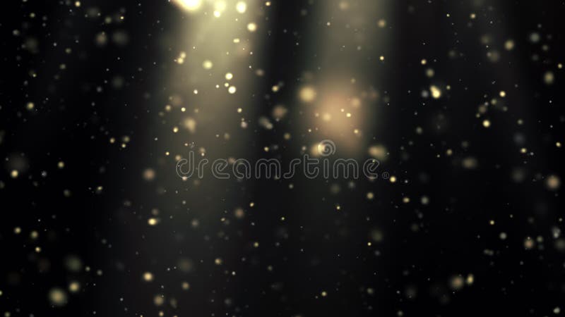 3D Rendering Small Particles with Volumetric Lights. Computer Generated ...