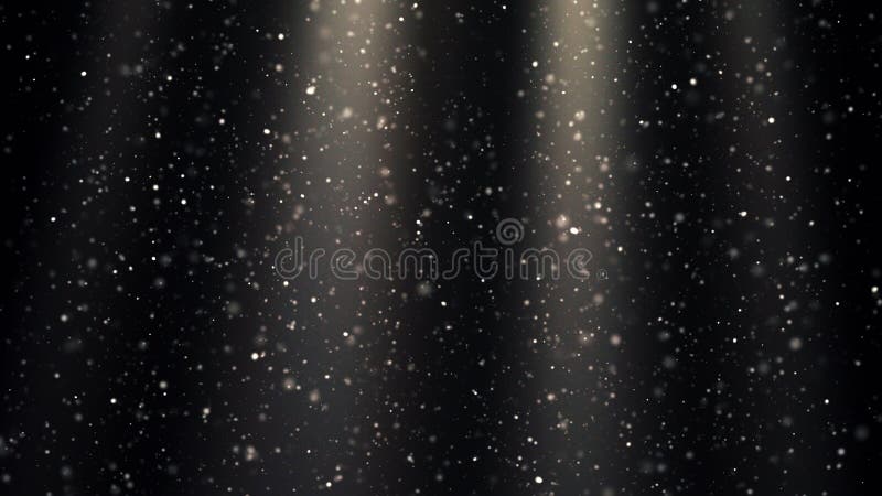 3D Rendering Small Particles with Volumetric Lights. Computer Generated ...