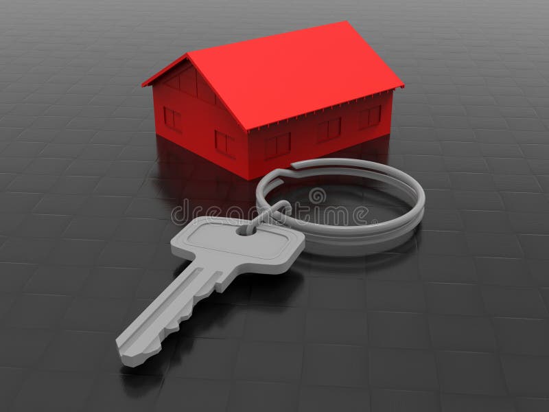 Model of a generic atom stock illustration. Illustration of chemical ...