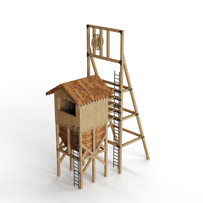 Wooden Watchtower Stock Illustrations – 129 Wooden Watchtower Stock ...