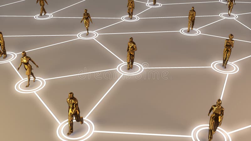 3D Rendering with Social Communication and Network Stock Illustration ...