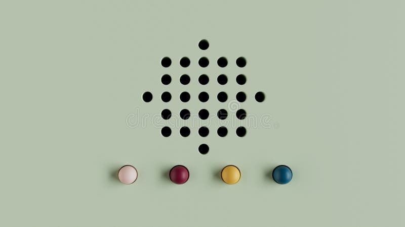 3D Rendering of a Sound Audio Speaker with Four Different Colored ...