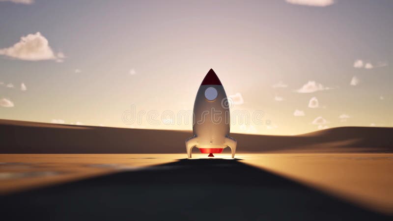 3d Rendering Space Shuttle Ready To Launch Stock Video - Video of ...