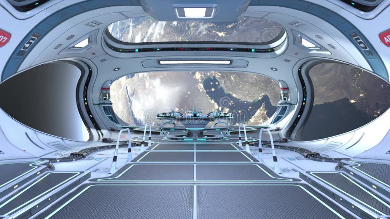 3D Rendering of the Space Station Landscape Stock Footage - Video of ...