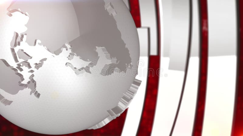 3D Rendering Spinning Globe Sphere with Circle Geometry. Elegant and ...