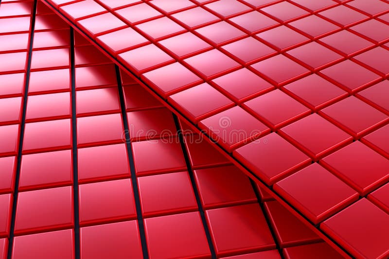 3d Rendering of Squares Background Stock Illustration - Illustration of ...