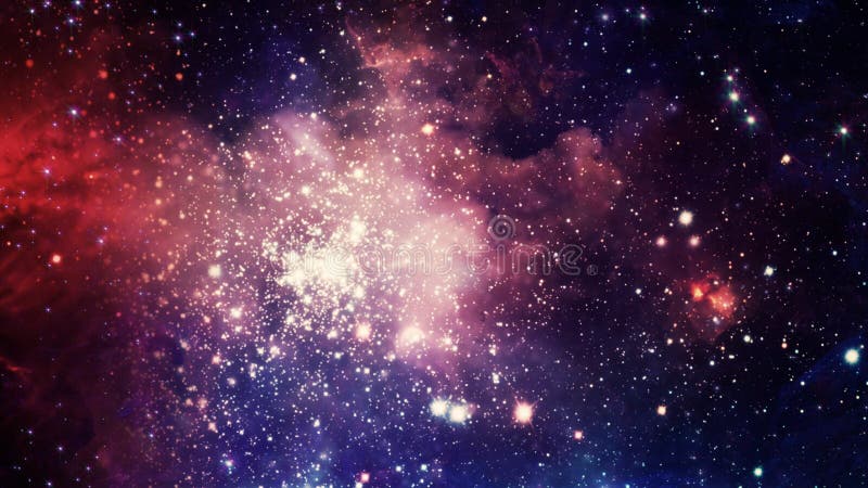 3D Rendering of a Stellar Nebula and Cosmic Dust, Cosmic Gas Clusters ...