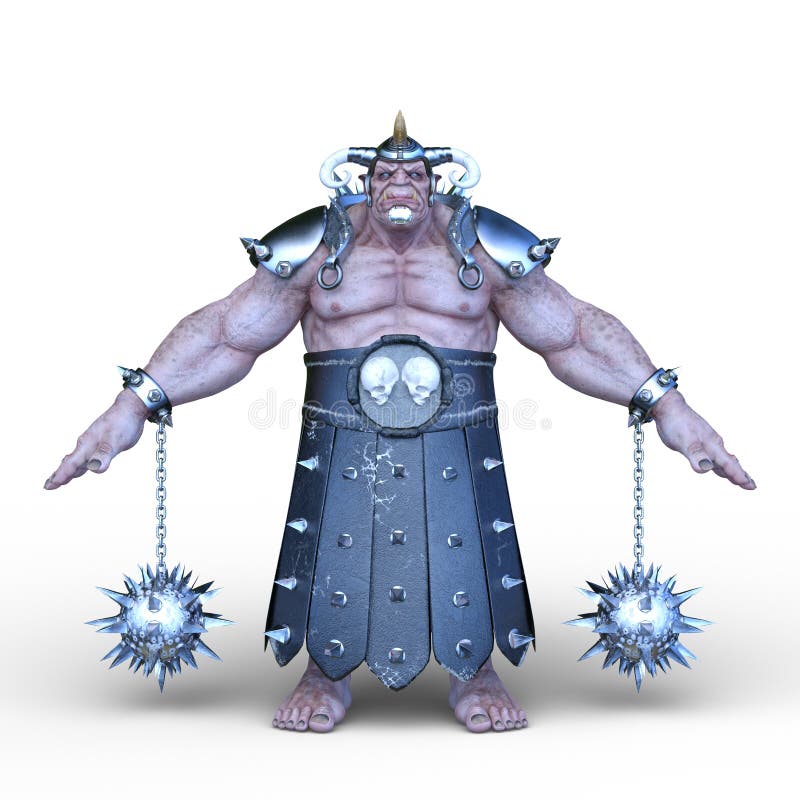 3D CG Rendering of a Strong Man Stock Illustration - Illustration of ...