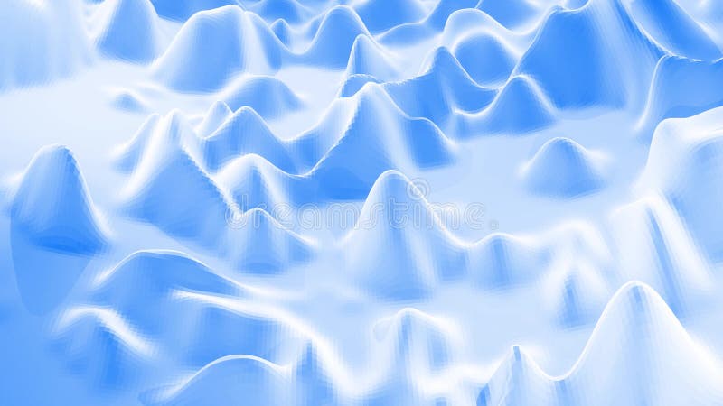 3d Rendering. Stylish Blue White Creative Abstract Low Poly Background ...