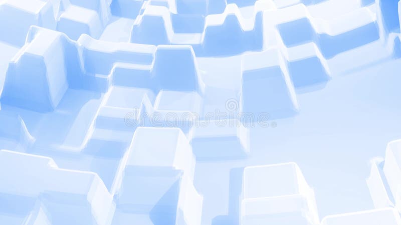 3d Rendering. Stylish Blue White Creative Abstract Low Poly Background ...