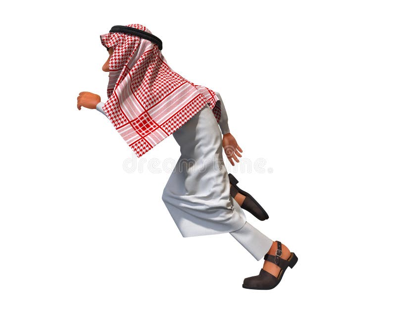 Stylized Middle Eastern Man Cartoon Character Stock Illustrations – 30 ...