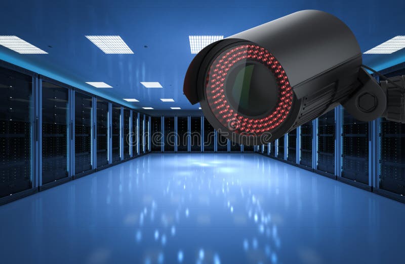 Server room security stock image. Image of render, hardware - 124077113