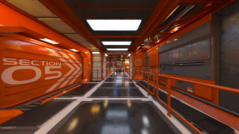 3D Rendering of Syber Building Stock Illustration - Illustration of ...