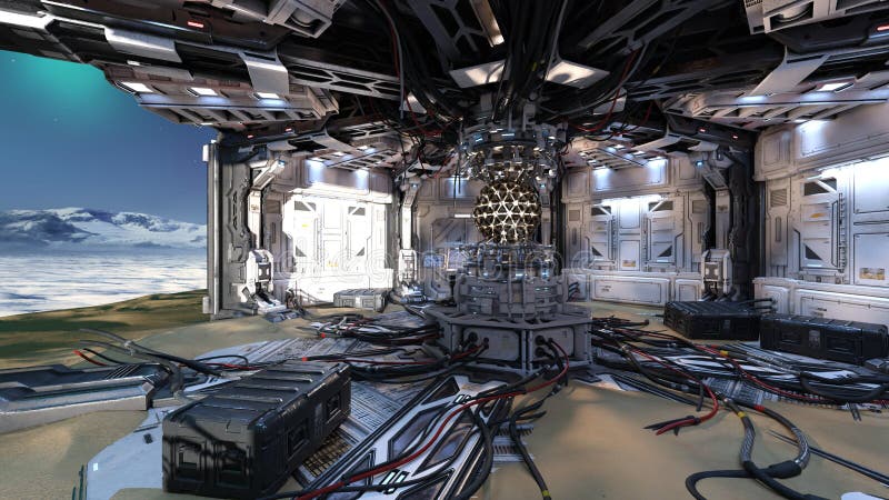 3D Rendering of Syber Building Stock Illustration - Illustration of ...