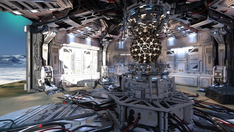 3D Rendering of Syber Building Stock Illustration - Illustration of ...