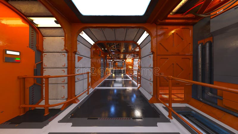 3D Rendering of Syber Building Stock Illustration - Illustration of ...