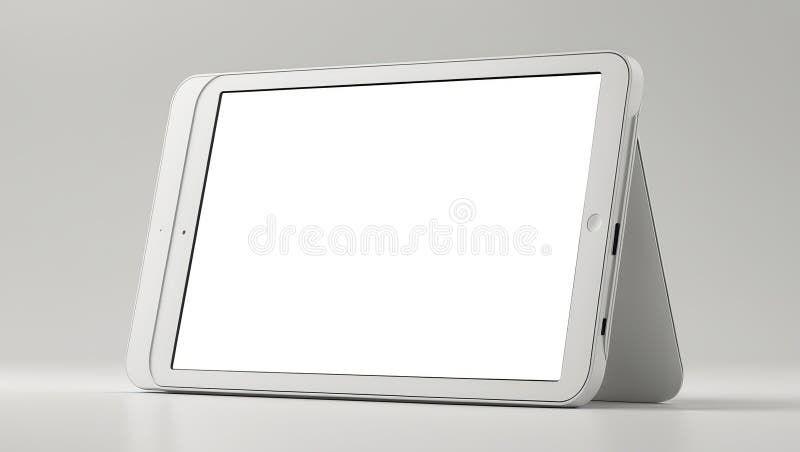 A 3D Rendering of a Tablet Computer. Stock Illustration - Illustration ...