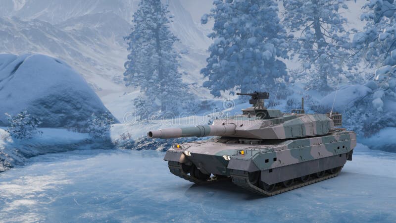 3D rendering of a tank stock image. Image of vehicle - 272598061