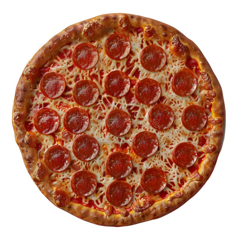 3D Rendering of a Tasty Pizza on Transparent Background - Ai Generated ...