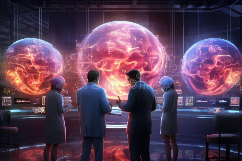 Scientists Working Together Stock Illustrations – 250 Scientists ...