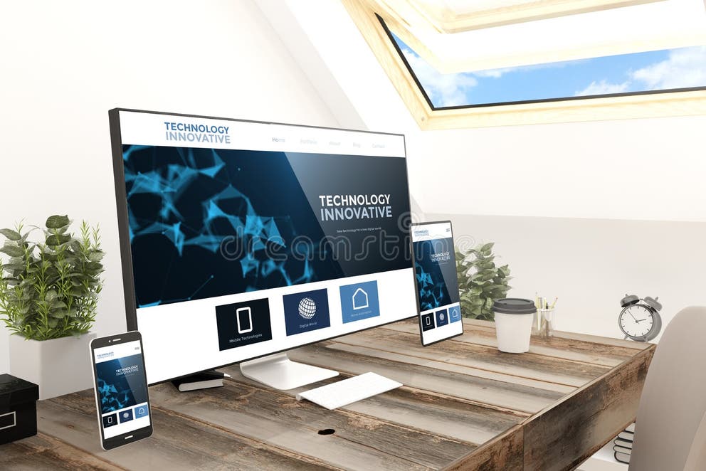 Attic devices technology stock photo. Image of office - 105057260