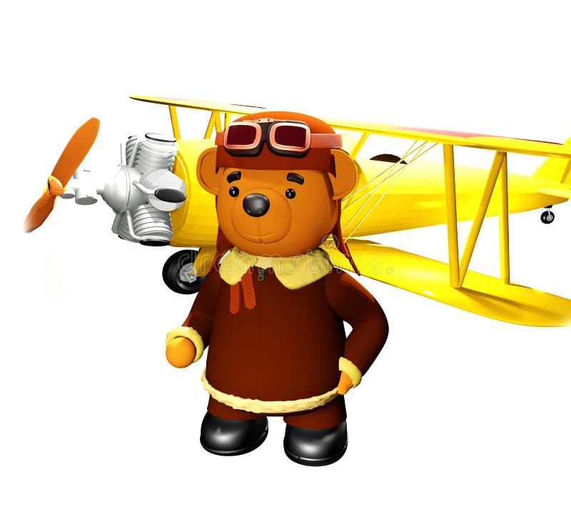Teddy Bear Pilot Stock Illustrations – 398 Teddy Bear Pilot Stock ...