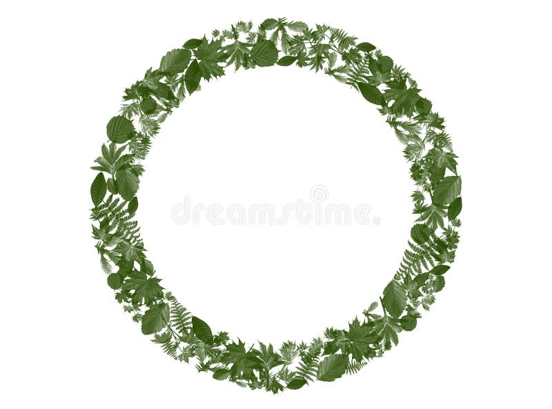 3D Rendering of Text Frame with Leaves Around for Adding Text and ...