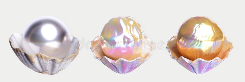 Sea Shell Front View with White Background Wallpaper, Stock ...