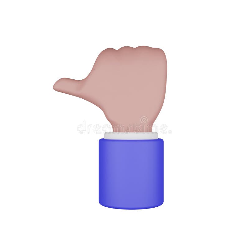 Thumb Up Left and Right Hand Stock Vector - Illustration of outline ...